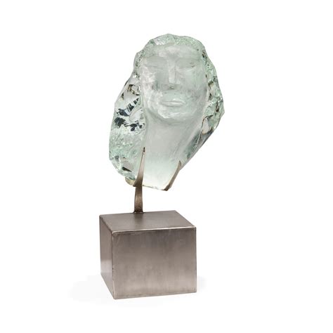 Bonhams An American Glass Stylized Female Bustsuzanne Pascal