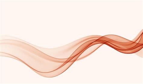 Premium Vector Abstract Peach Swirl Wave Background Design Element