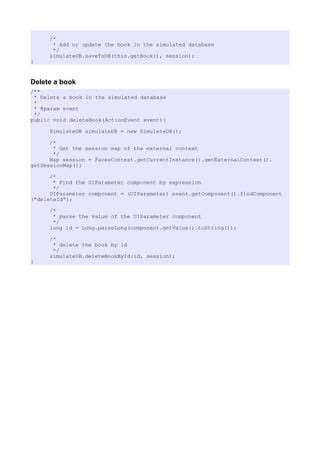 First Java Server Faces Tutorial En PDF