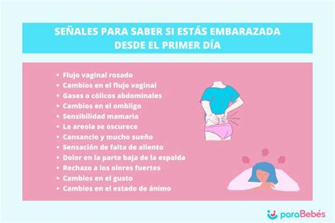 12 Señales Para Saber Si Estás Embarazada Desde El Primer Día