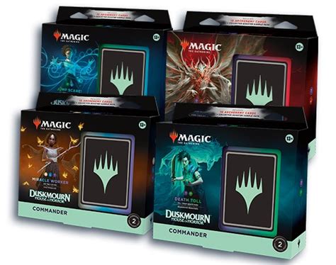 Duskmourn House Of Horror Commander Decks Display Set Of 4 Magic