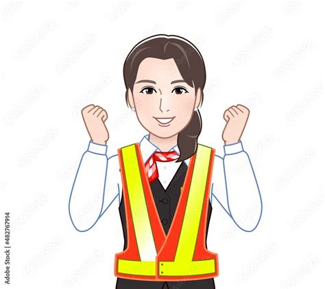 交通安全と女性 Stock Illustration Adobe Stock