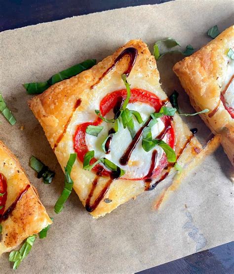 Puff Pastry Pizza Margherita Style Alekas Get Together