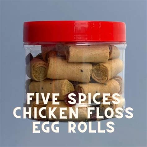 Chicken Floss Egg Rolls Curry 24 Bottlesctn Cny Goodies Cny