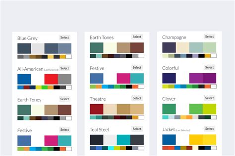 Colors Palette New Blue Palette 2 Colors Palette Colorswall