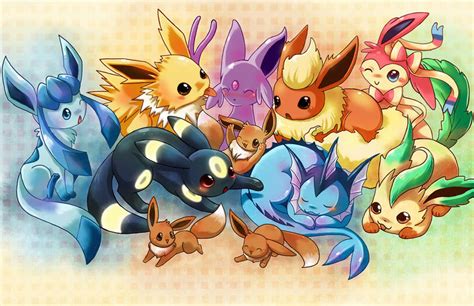 Eevee Evolutions By Michellescribbles On Deviantart