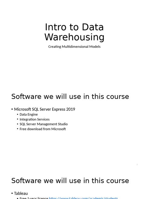 02intro To Data Warehousing Pdf Data Warehouse Data Management