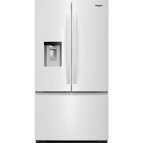 Whirlpool French Door Fridge Wrff3536sw White Furniture Villa