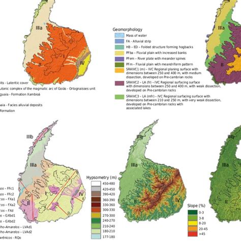 Physiographic Maps Geology Geomorphology Soils Hypsometry And