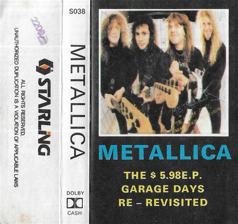 Metallica The 598 Ep Garage Days Re Revisited Reviews