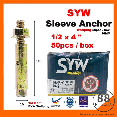 16mm 12 X 4 And 12 X 5 Syw Wall Plug Wall Plug Besi 10mm Wall