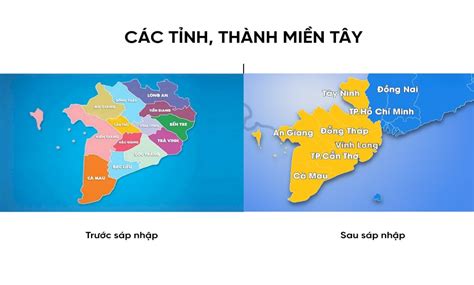 Bản đồ Miền Tây Sau Sáp Nhập Cập Nhật Mới Nhất 072025