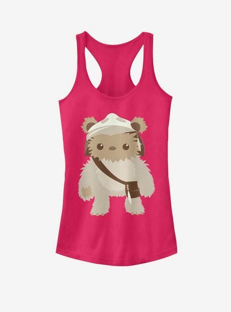 Star Wars Ewok Cutie Girls Tank Pink Hot Topic