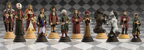 Habsburg Vs Ottoman Empire Pewter Handmade Chess Sets Hand Painted Etsy
