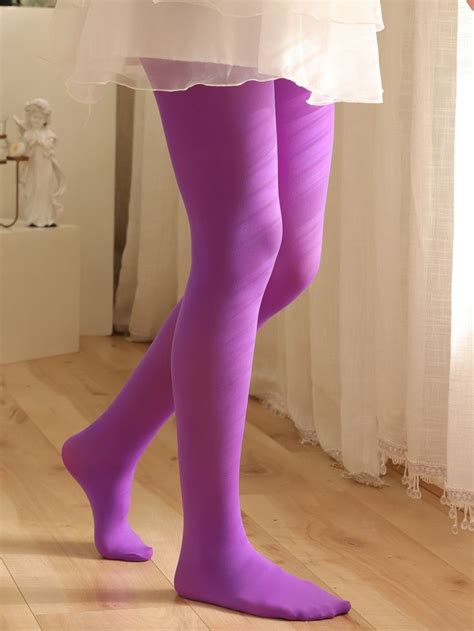Minimalist Solid Tights Colored Tights Outfit Nylons And Pantyhose Tights
