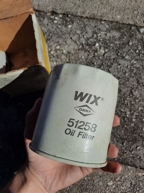 Wix 51258 Cross Reference Oil Filters Oilfilter