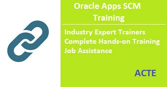 Oracle Apps SCM Training In Chennai Best Oracle SCM Course ACTE
