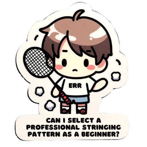 How To Choose A Badminton Stringing Patterns Err Education