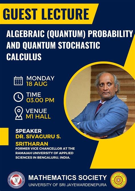 Dr Sivaguru S Sritharan On Linkedin Quantum Quantumphysics