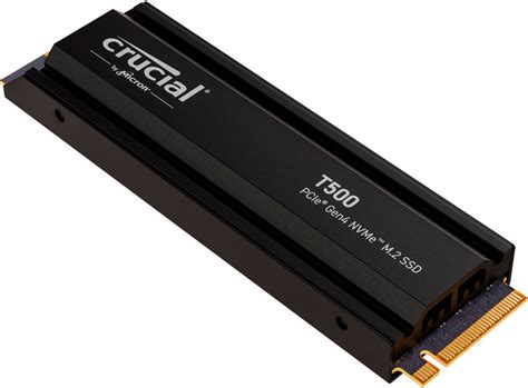 Crucial T Tb Internal Ssd Pcie Gen X Nvme M With Heatsink For Ps Ct T Ssd Best Buy