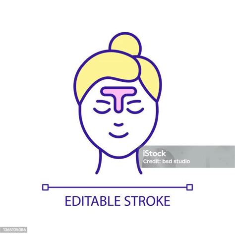 T 존 Rgb 색상 아이콘 관리 라인아트에 대한 스톡 벡터 아트 및 기타 이미지 라인아트 사람 얼굴 웰빙 Istock