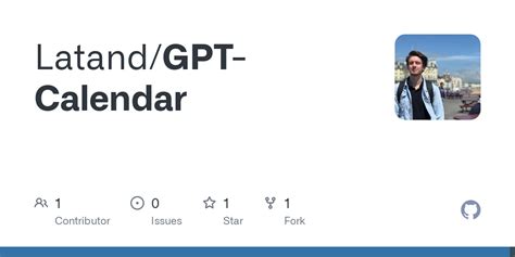 github latand gpt calendar