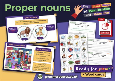 Ready For The Place Value Of Punctuation And Grammar Proper Nouns Objective 2 Of 20