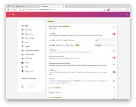 Add Ens Support · Issue 14477 · Bravebrave Browser · Github