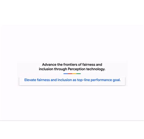 Responsible AI At Google Research Perception Fairness Google Research Blog