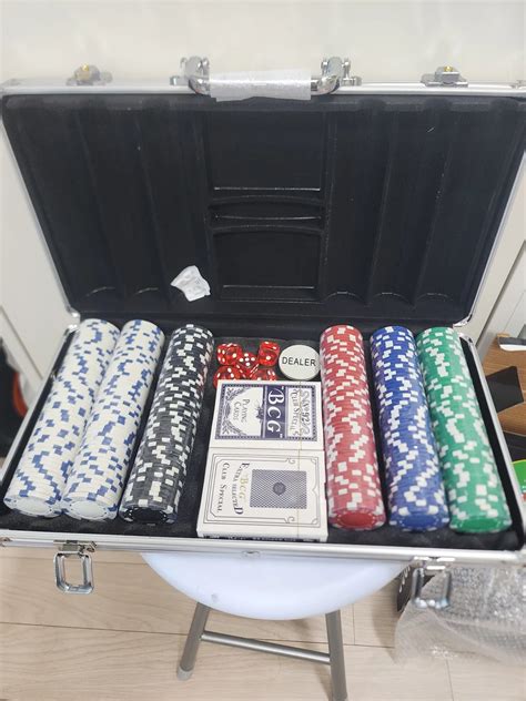 300pcs 카지노칩 세트 세븐 당근 중고거래