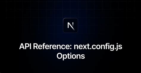 Api Reference Nfigjs Options Nextjs