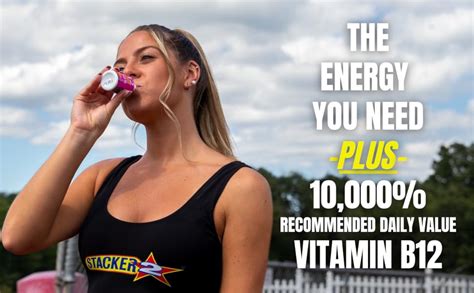 Stacker 2 Pink Lemonade B12 Energy Shot 2oz Pack Of 24