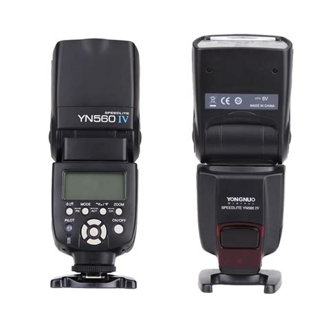 Free Gift Yongnuo YN 560 IV YN560IV YN560 IV Universal Wireless Flash Speedlite For Canon Nikon
