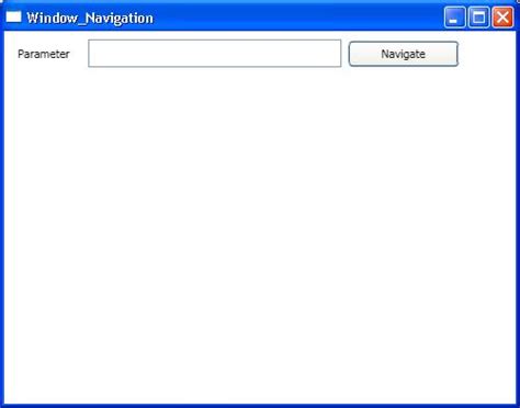 Muhammad Shujaat Siddiqi Wpf Passing Parameters To The Page Loaded