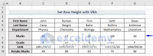 VBA To Customize Row Height In Excel Methods ExcelDemy