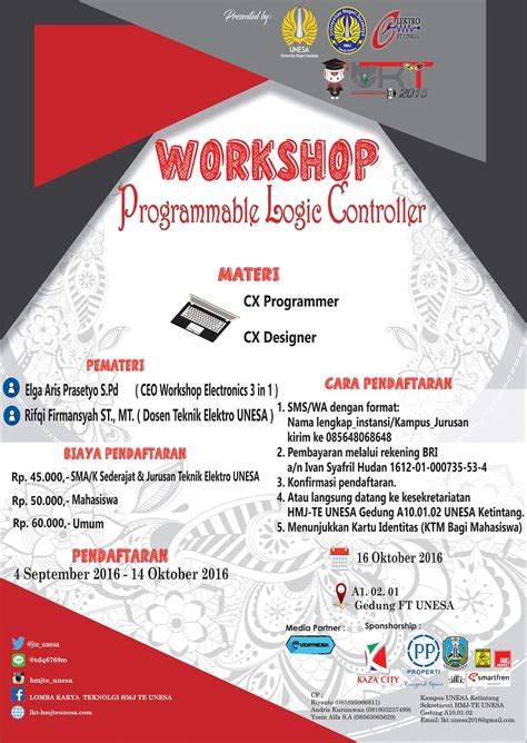Workshop Plc 2016 Workshop Electronics 3 In 1 Road To Campus