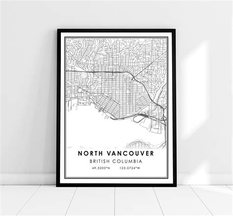 North Vancouver Bc Map