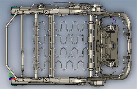 汽车座椅骨架、结构框架solidworks 未识别出creo版本号模型图纸下载 懒石网