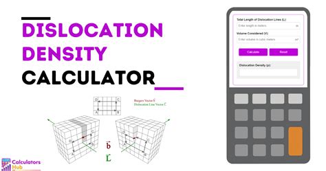 dislocation density calculator