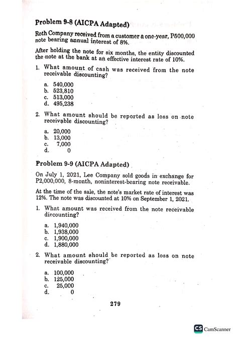 Problem 9 Intermediate Accounting Volume One 2021 Edition By Valix