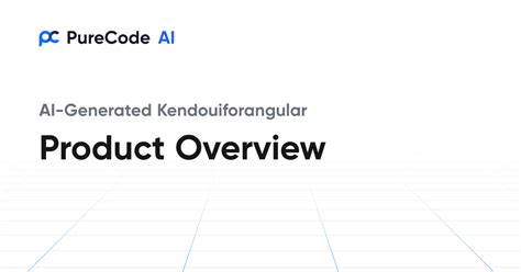 Design Responsive Kendo Ui Angular Product Overview With Ai