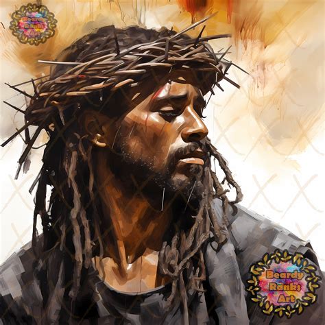 5 Black Jesus Images Religious Wall Decor Christian Artwork African