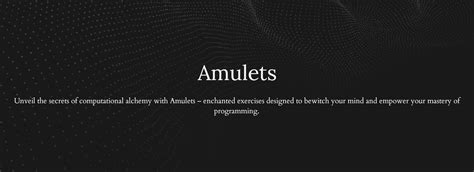 GitHub Sanctum Black Amulets A Collection Of Hands On Programming