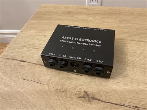 axess electronics cfx4 midi controlled function switcher reverb