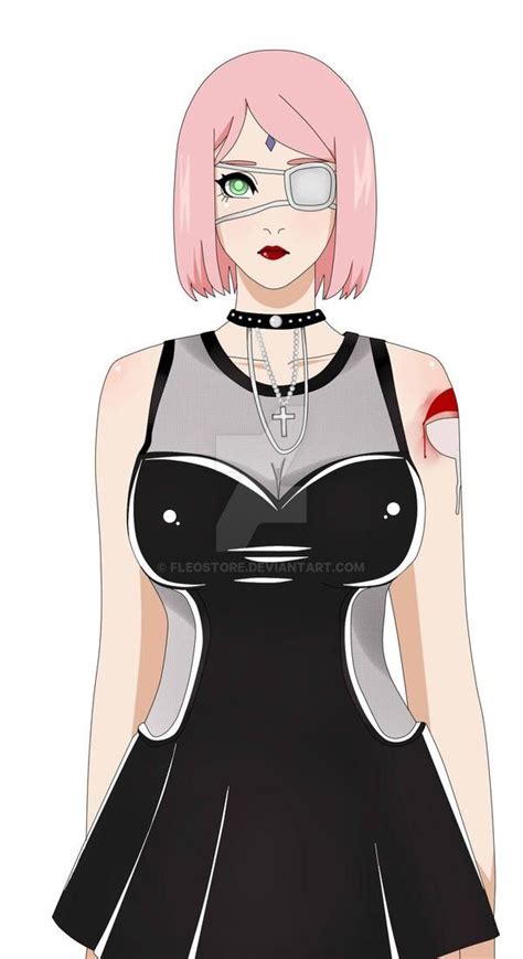 Sakura Haruno Black Dress