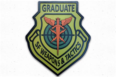 Security Forces Weapons And Tactics Wood Patch Patriot Wood