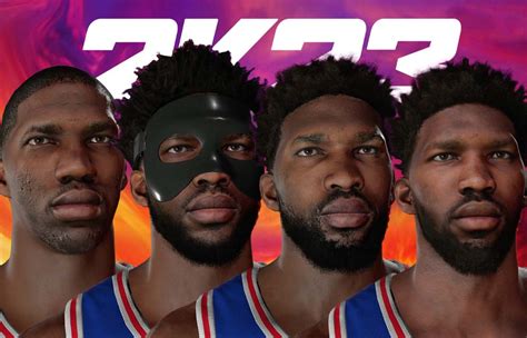 NBA 2K23 Joel Embiid Best Cyberface