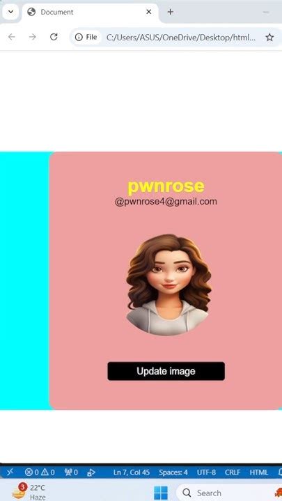 Upload Image Coding Html Css Javascript Shortsvideo Viralvideo