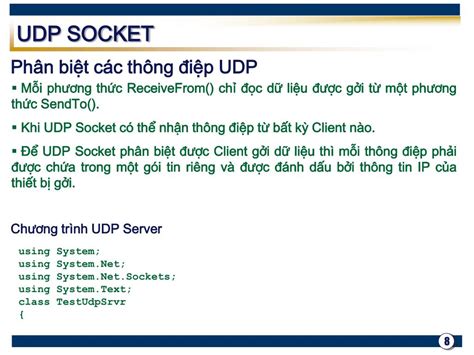 Ppt Udp Socket Programming Powerpoint Presentation Free Download