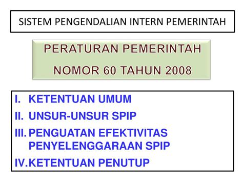 Ppt Sistem Pengendalian Intern Pemerintah Powerpoint Presentation